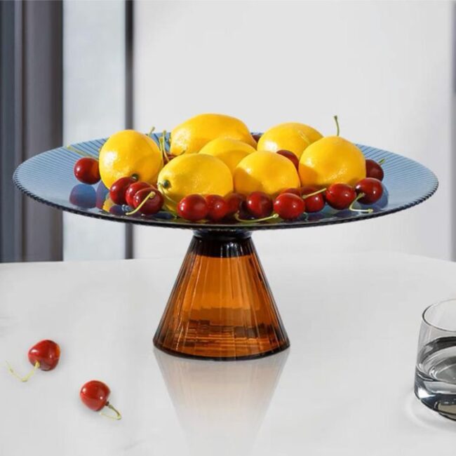 Glass Fruit Plate | Buy Interior Decoration Products online UAE Meraki ...
